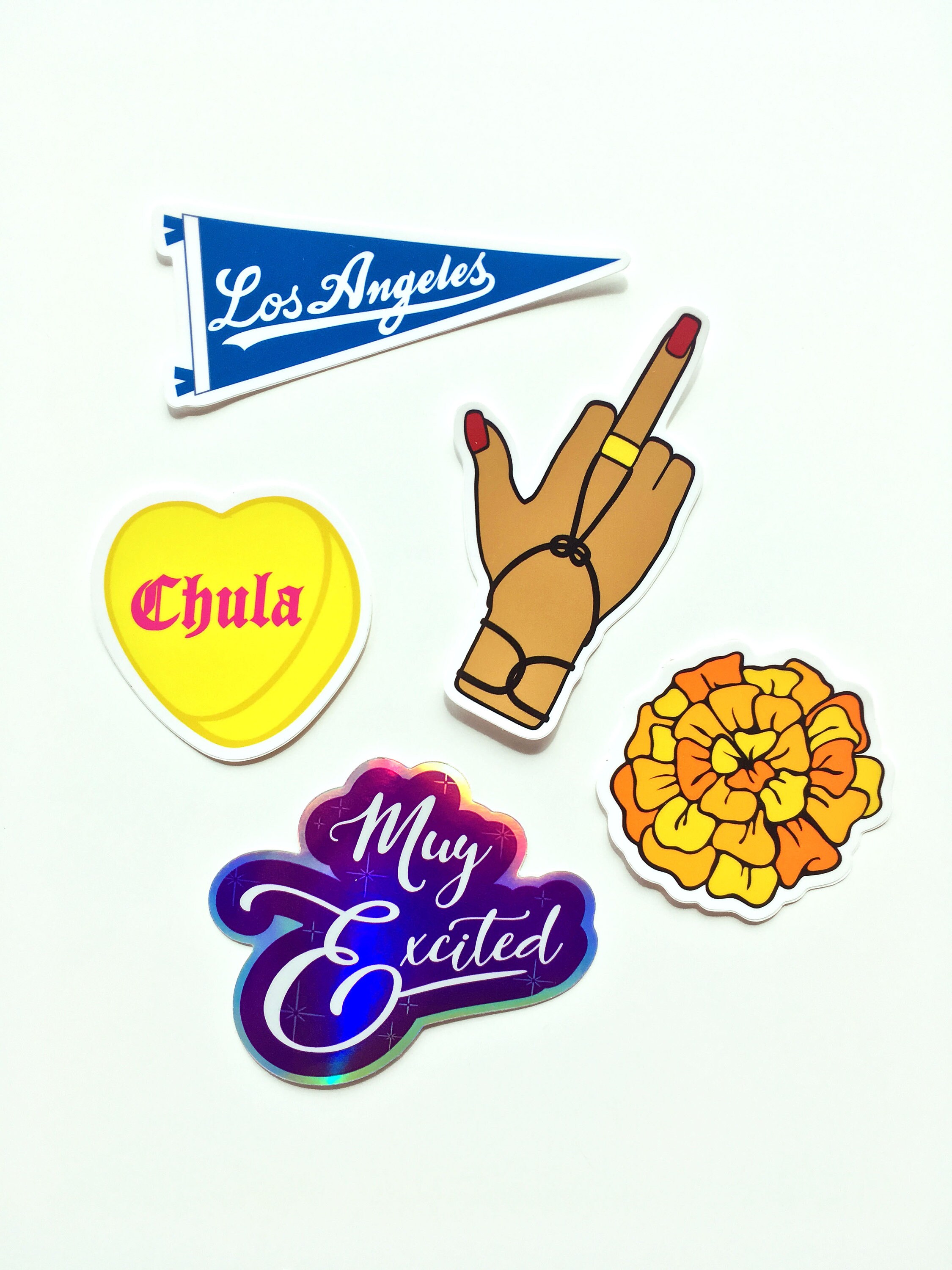 CHOLA HAND Latina Power Feminist Sticker Pack 5 PACK | Etsy