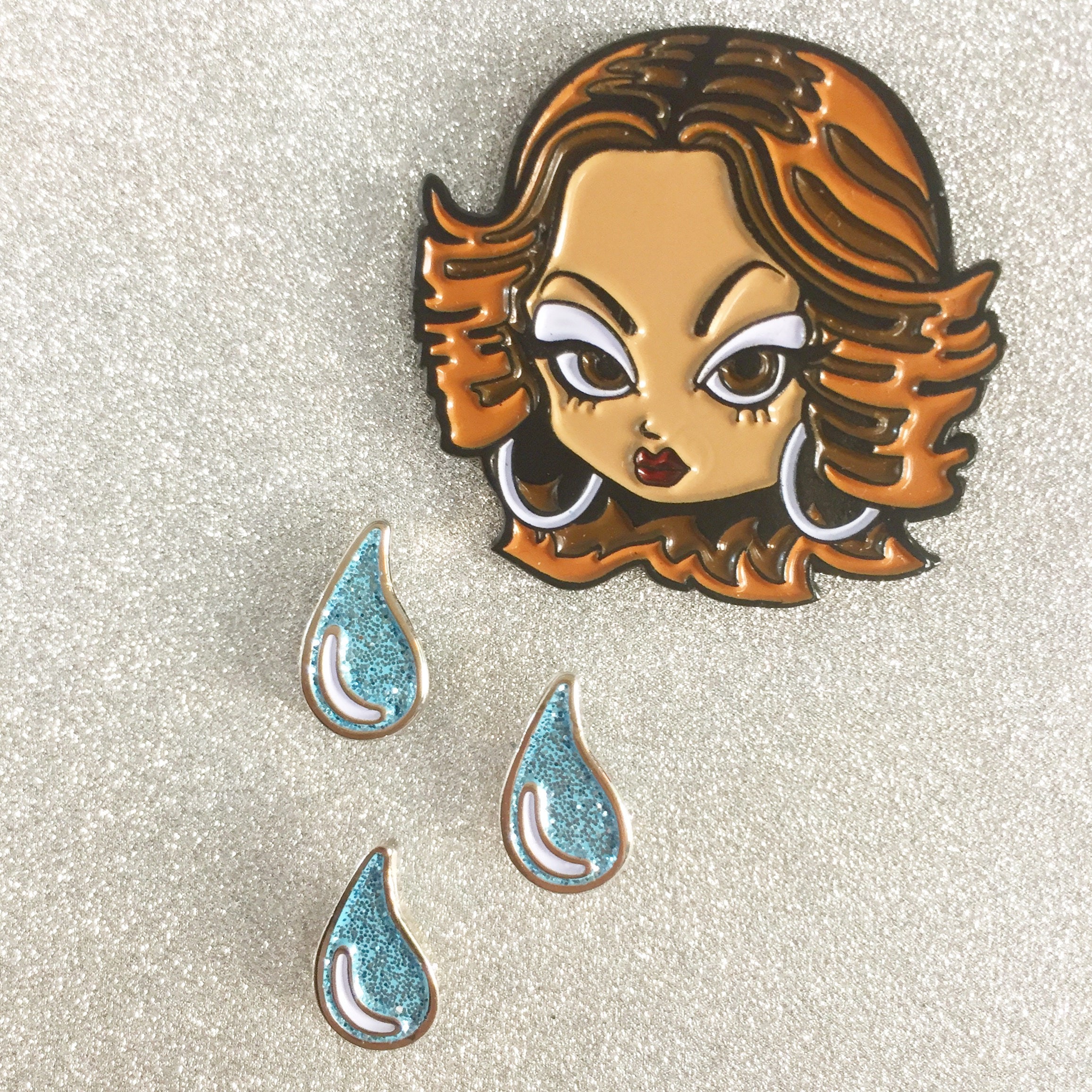 SUPER SAD GIRL Homegirl Enamel Pin Set | Etsy