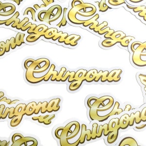 CHINGONA AF, Latina Sticker (SINGLE Sticker) - Etsy