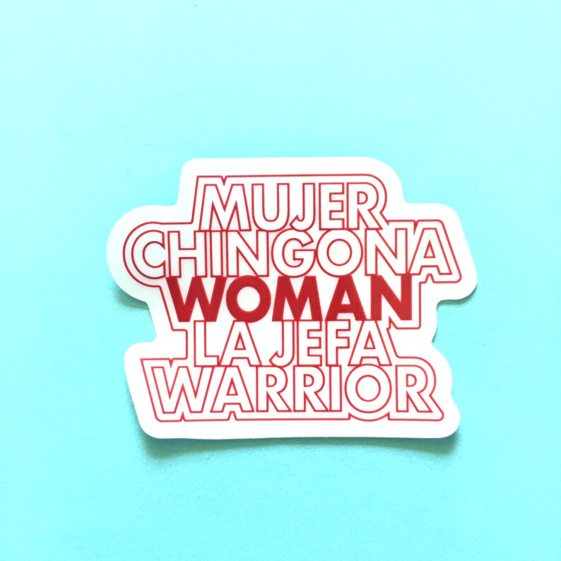 MUJER WOMAN Jefa WARRIOR Vinyl Sticker Laptop Stickers - Etsy