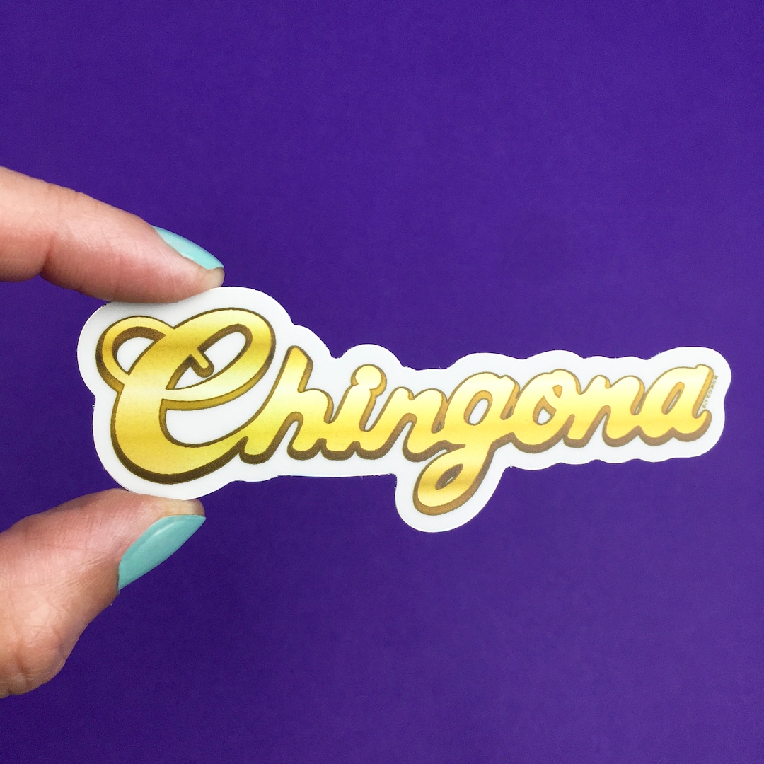 CHINGONA AF, Latina Sticker (SINGLE Sticker) - Etsy