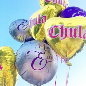 MUY Excited Balloons, (SILVER - SINGLE), Selena Party, Metallic ...