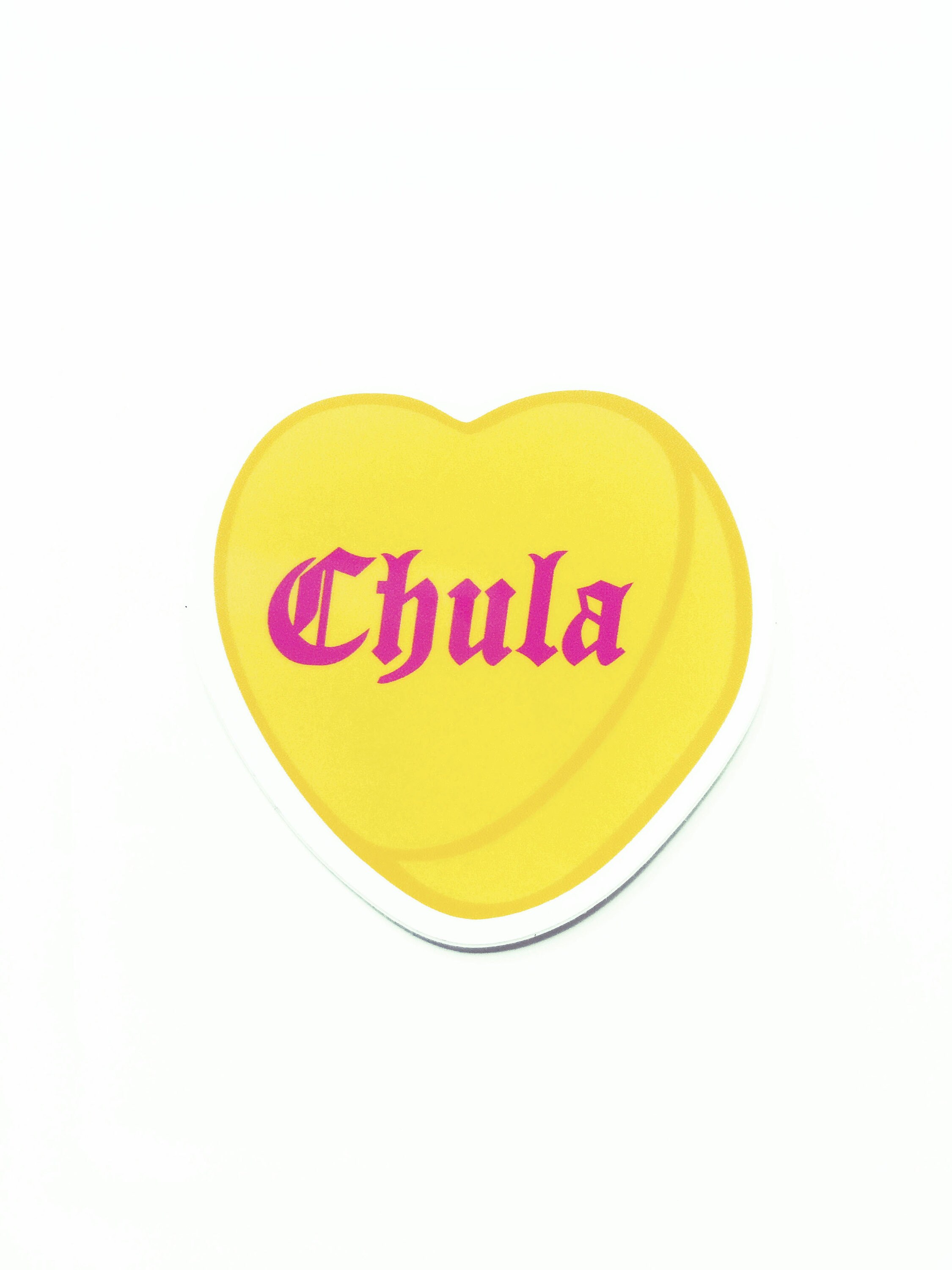 CHULA Sticker, Conversation Hearts, Hydro Flask Sticker - Etsy