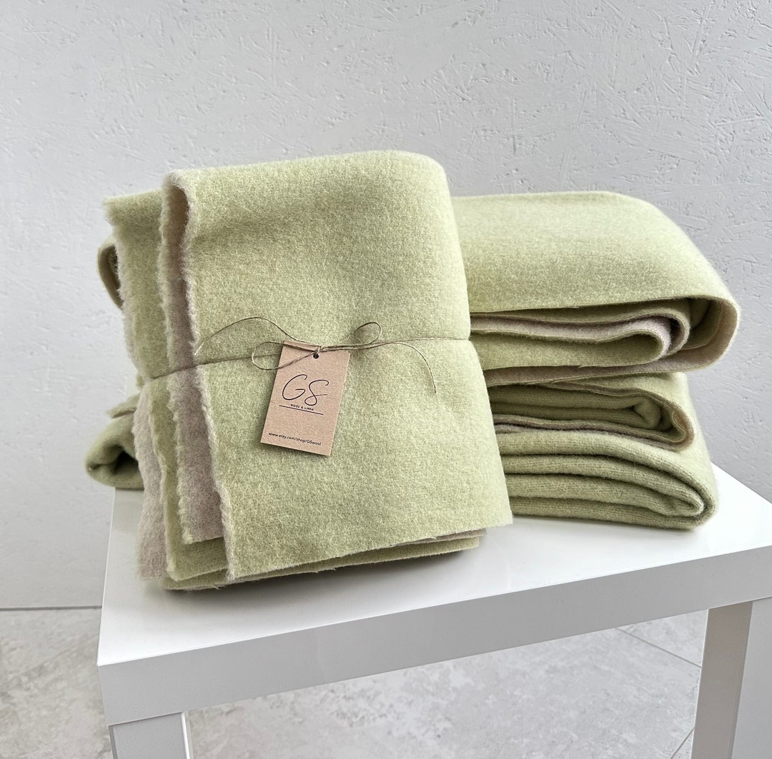 Long and Wide Wool Remnants/ Wool Scraps for Crafting and Decor/ Wool ...