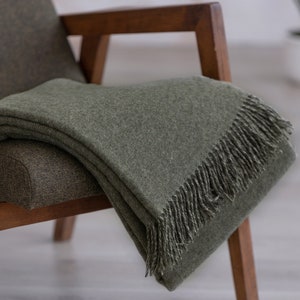 Graphite Dark Grey Merino Wool Solid Weave Knit Pattern Large Sofa ...