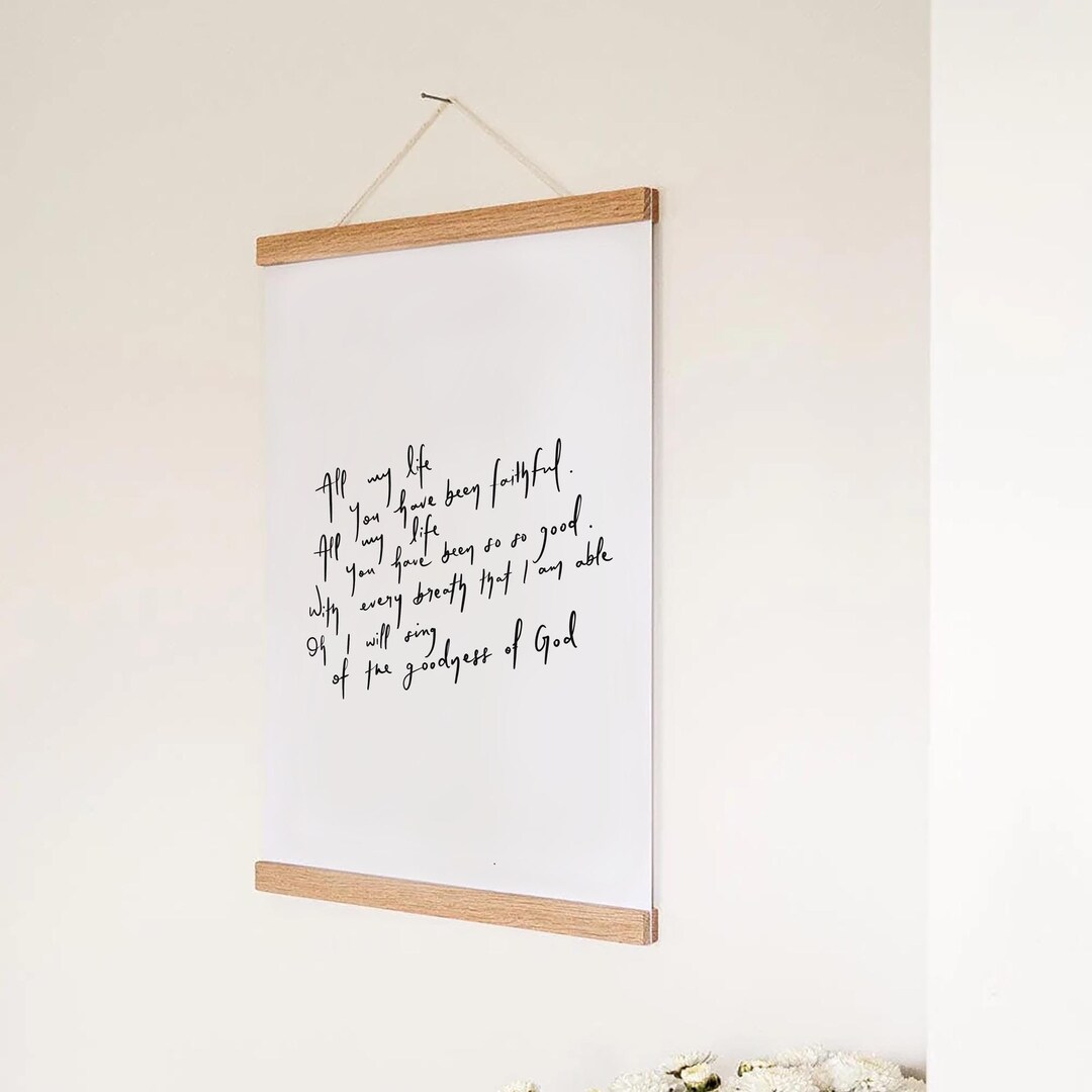 Goodness of God PRINT SHIPPED | All My Life You Have Been Faithful ...