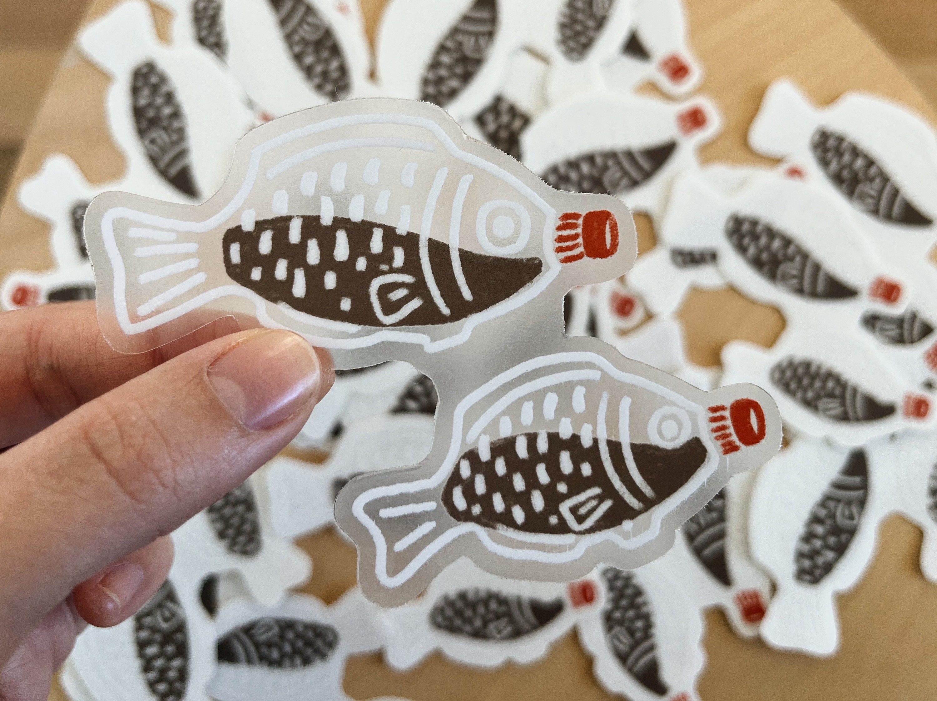 Shoyu-tai Soy Sauce Fish Clear Waterproof Vinyl Sticker - Etsy