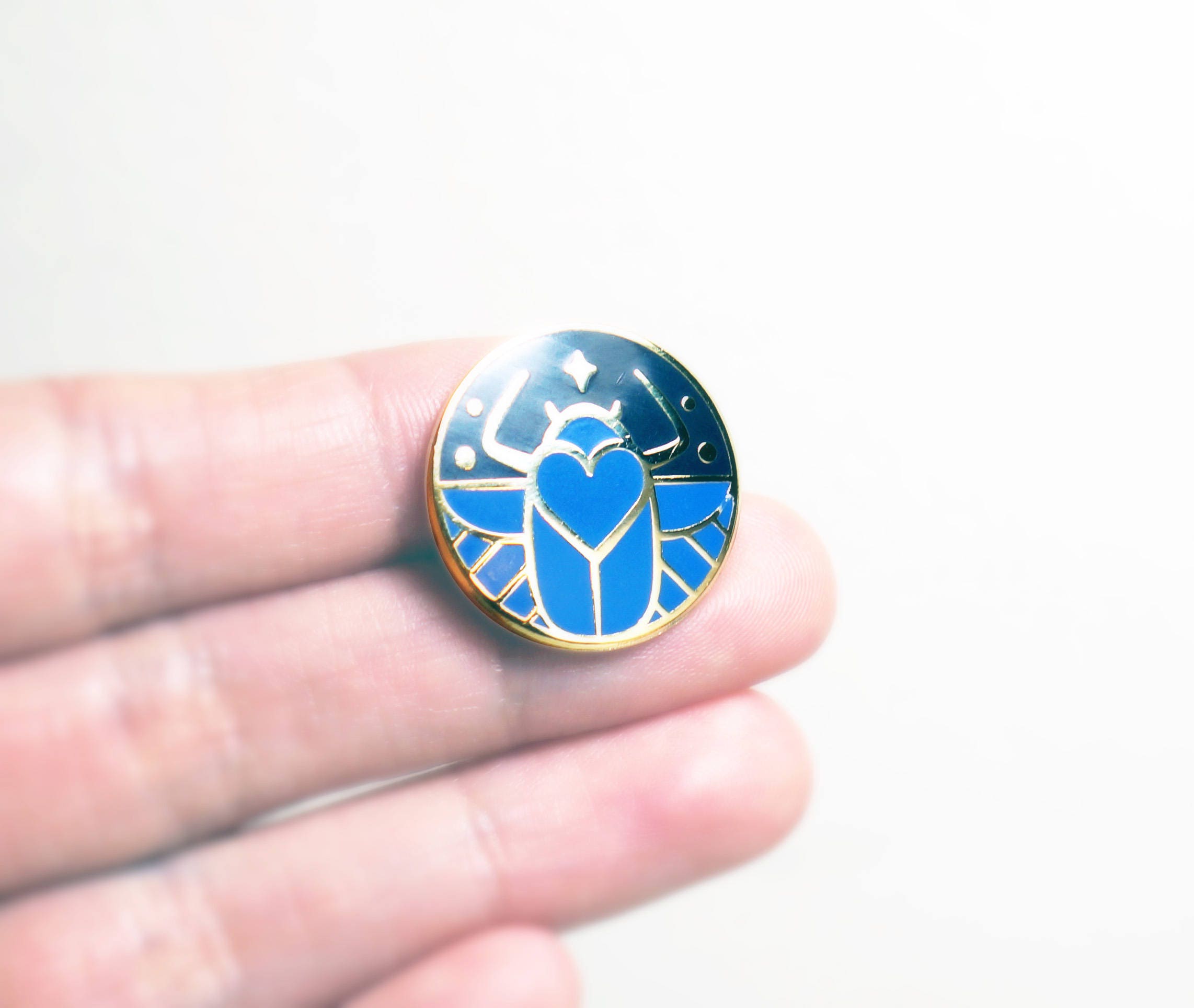 Enamel Pin - Scarab Beetle - Hard Enamel - Lapel Pin - Brooch Pin - Etsy