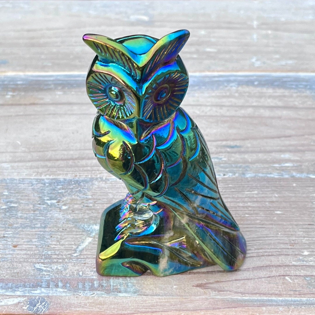 Aura Jade Owl. - Etsy