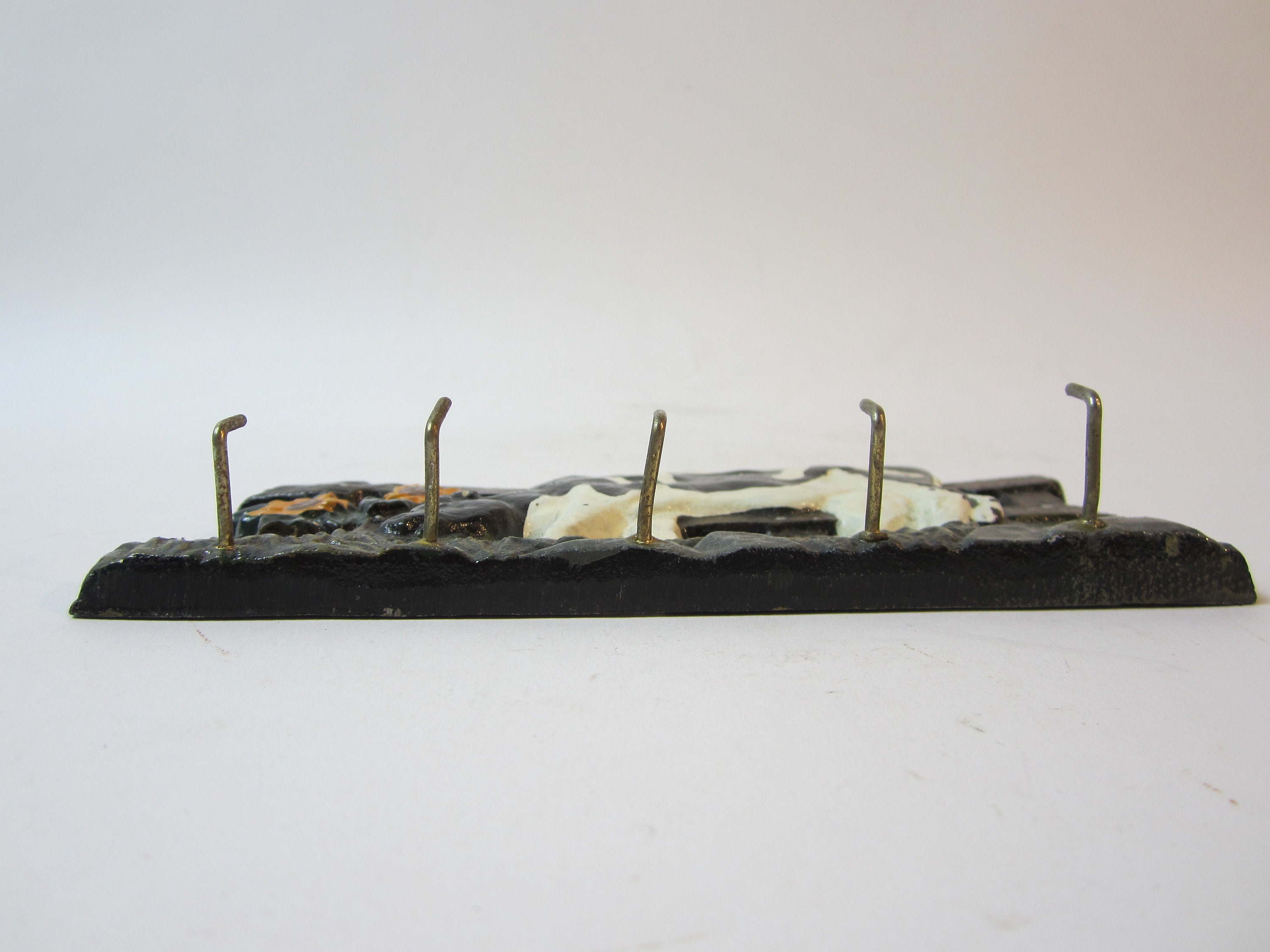 A Stunning Vintage Cast-iron Wall-mountable Key-holder | Etsy