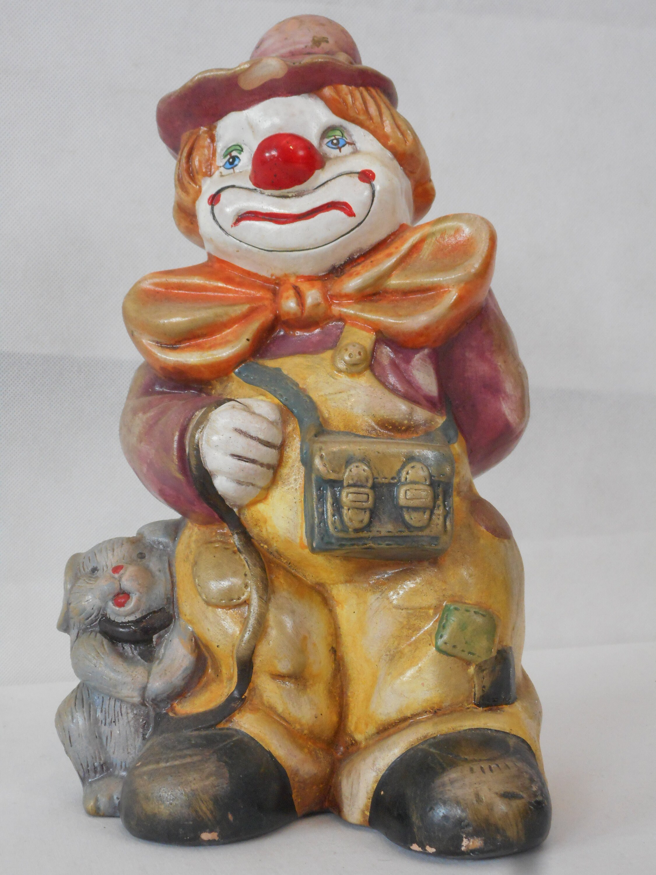 A Lovely Vintage French Large ceramic hand painted money box | Etsy