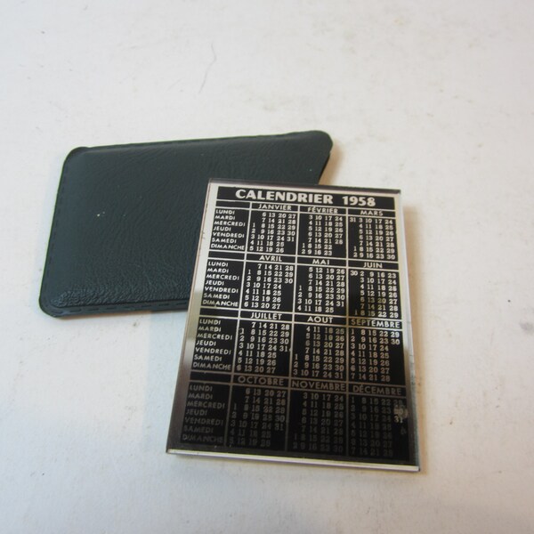 1958 Calendar - Etsy