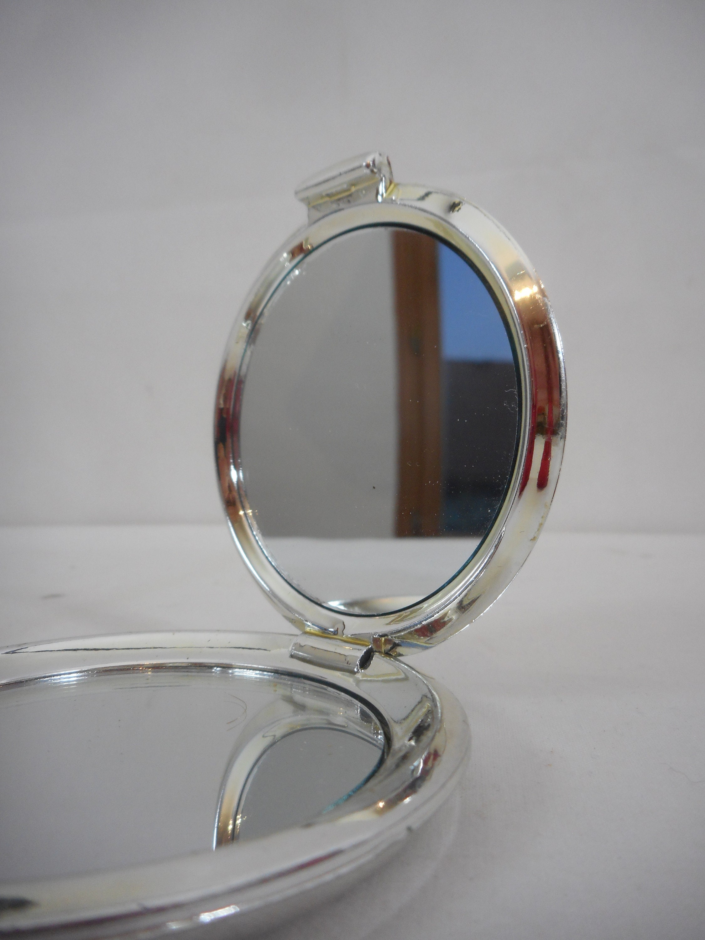 A Lovely Vintage French Compact Mirror Case - Etsy