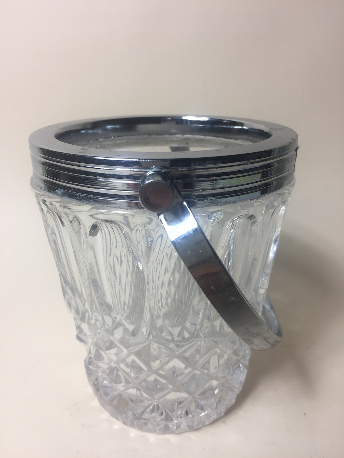 A Stunning Vintage Heavy Crystal Ice Bucket Made in France - Etsy Australia