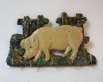 Pig Key Holder - Etsy