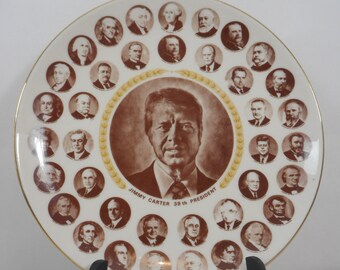Jimmy Carter Plate - Etsy