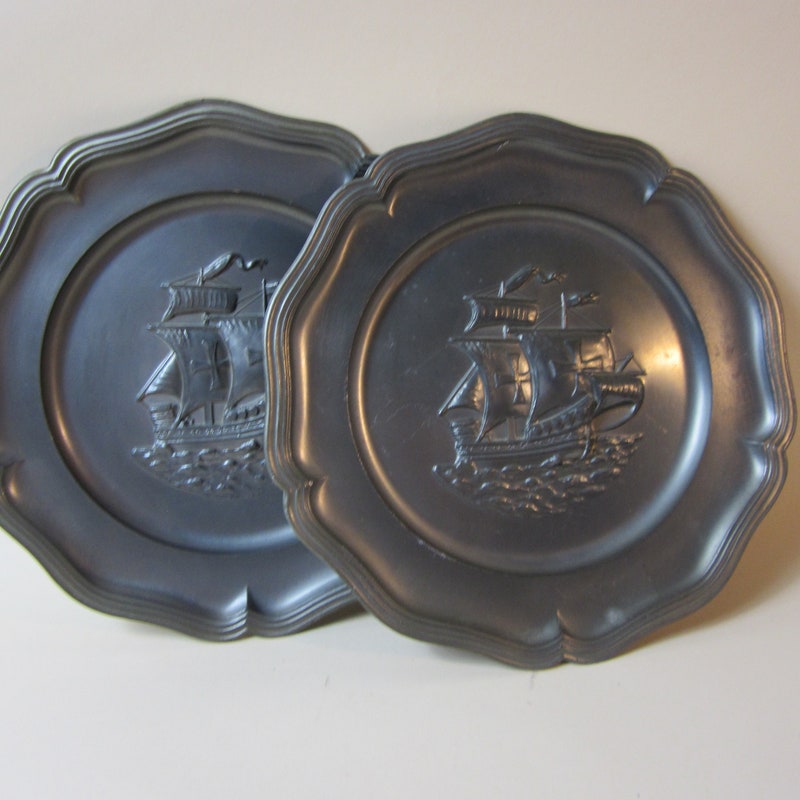 Pewter Plate - Etsy