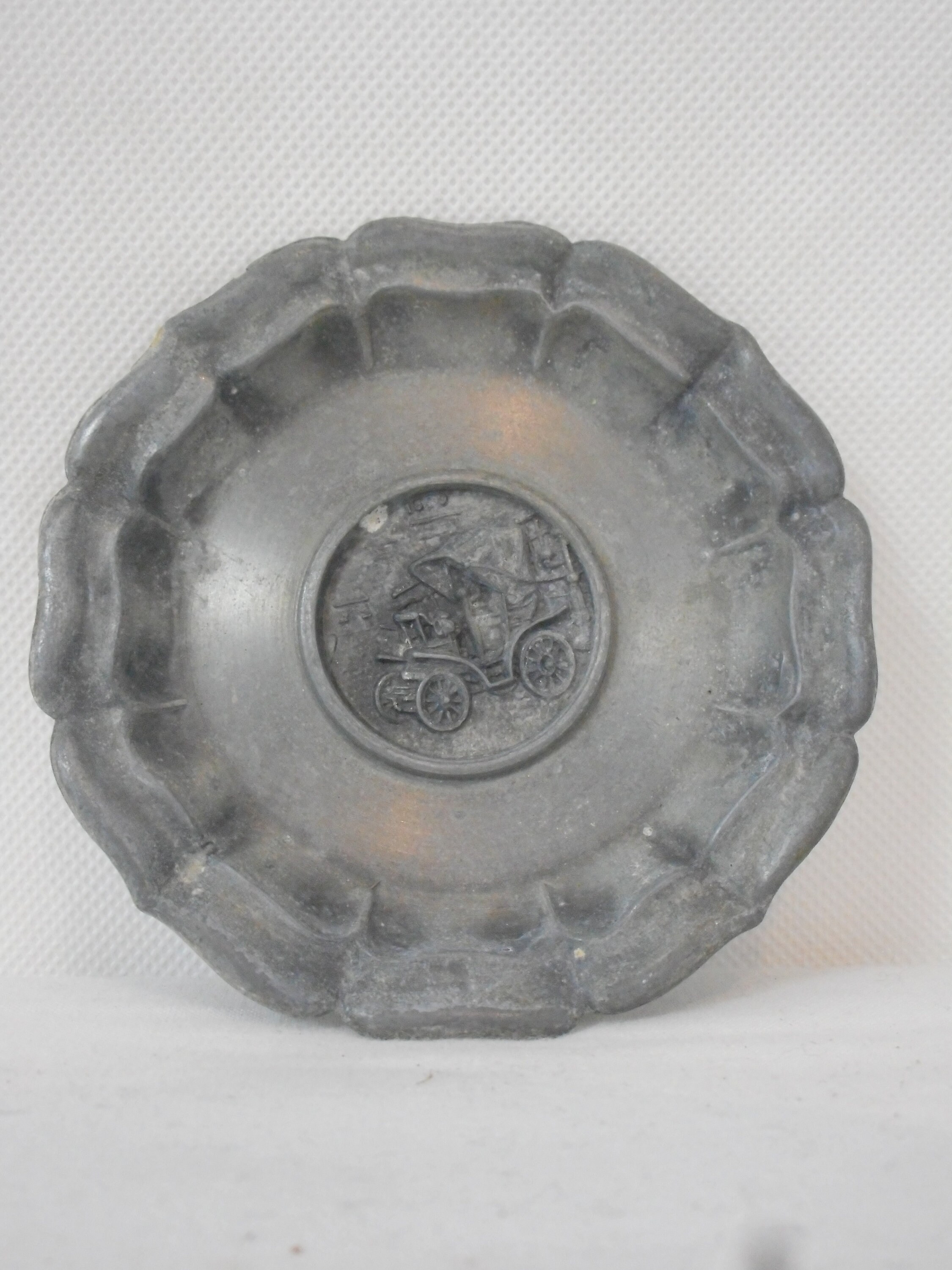 Superb Vintage French Small Pewter / Etain Plate/plaque | Etsy