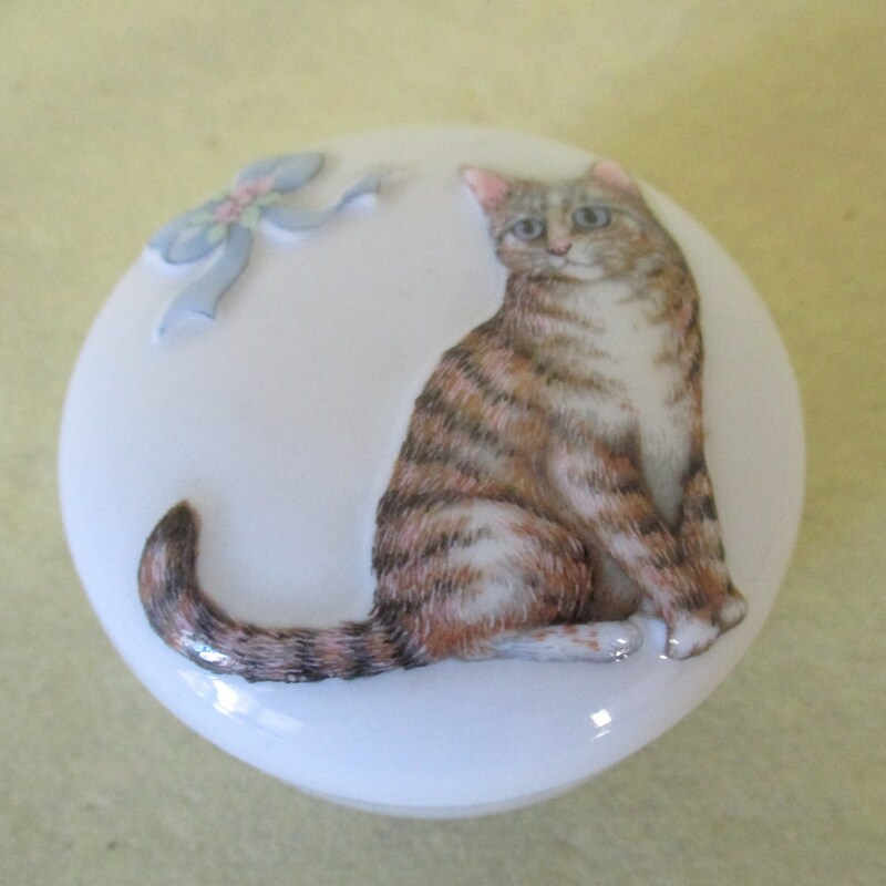 Limoges Cat - Etsy