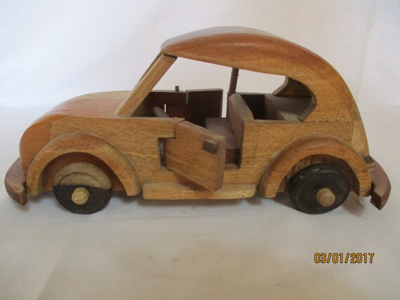 A Beautiful Collectible Vintage Hand-made Wooden Model - Etsy