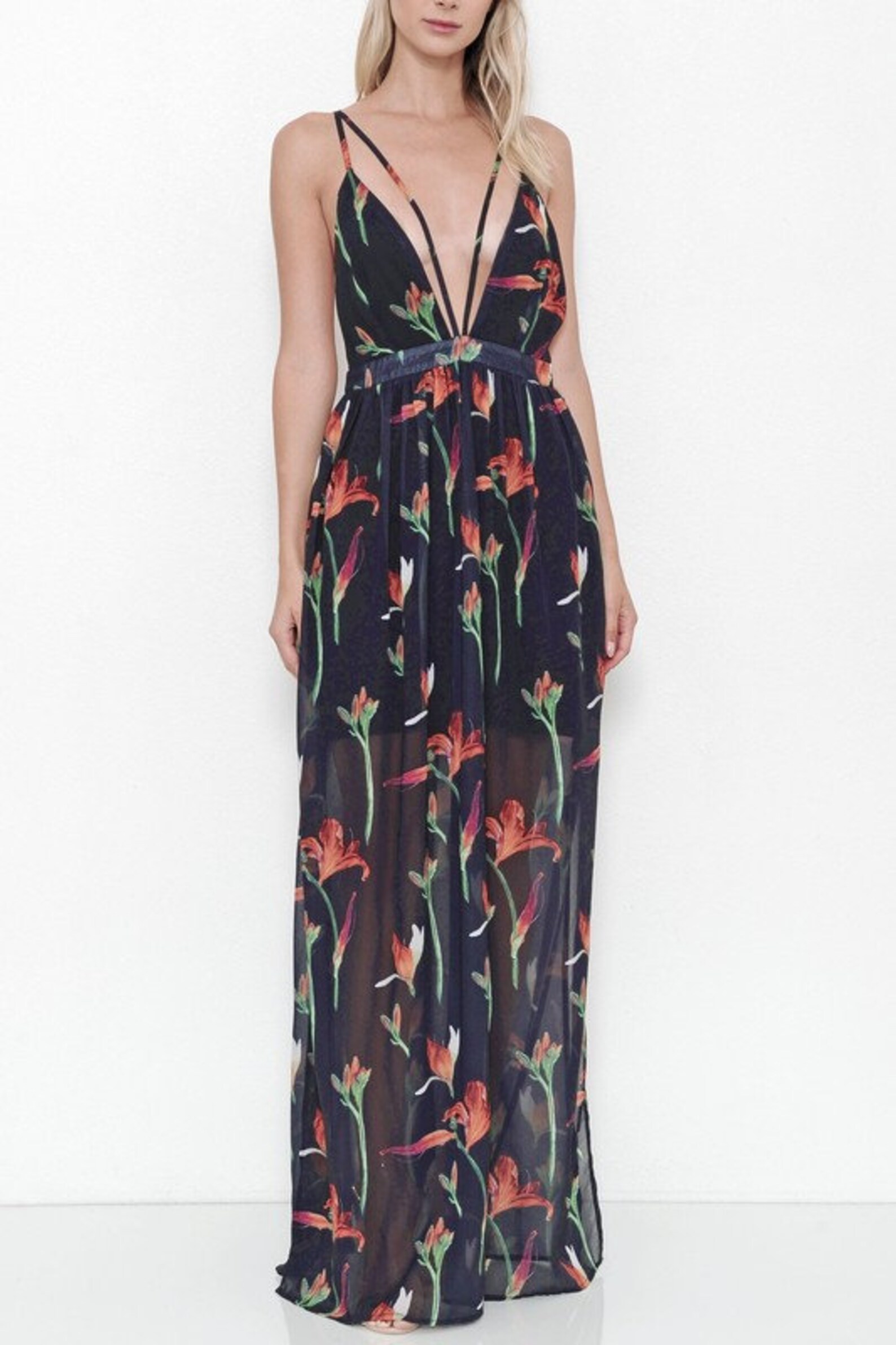 Floral Print Maxi Long Beach Dress Cocktail Prom Club Dress - Etsy