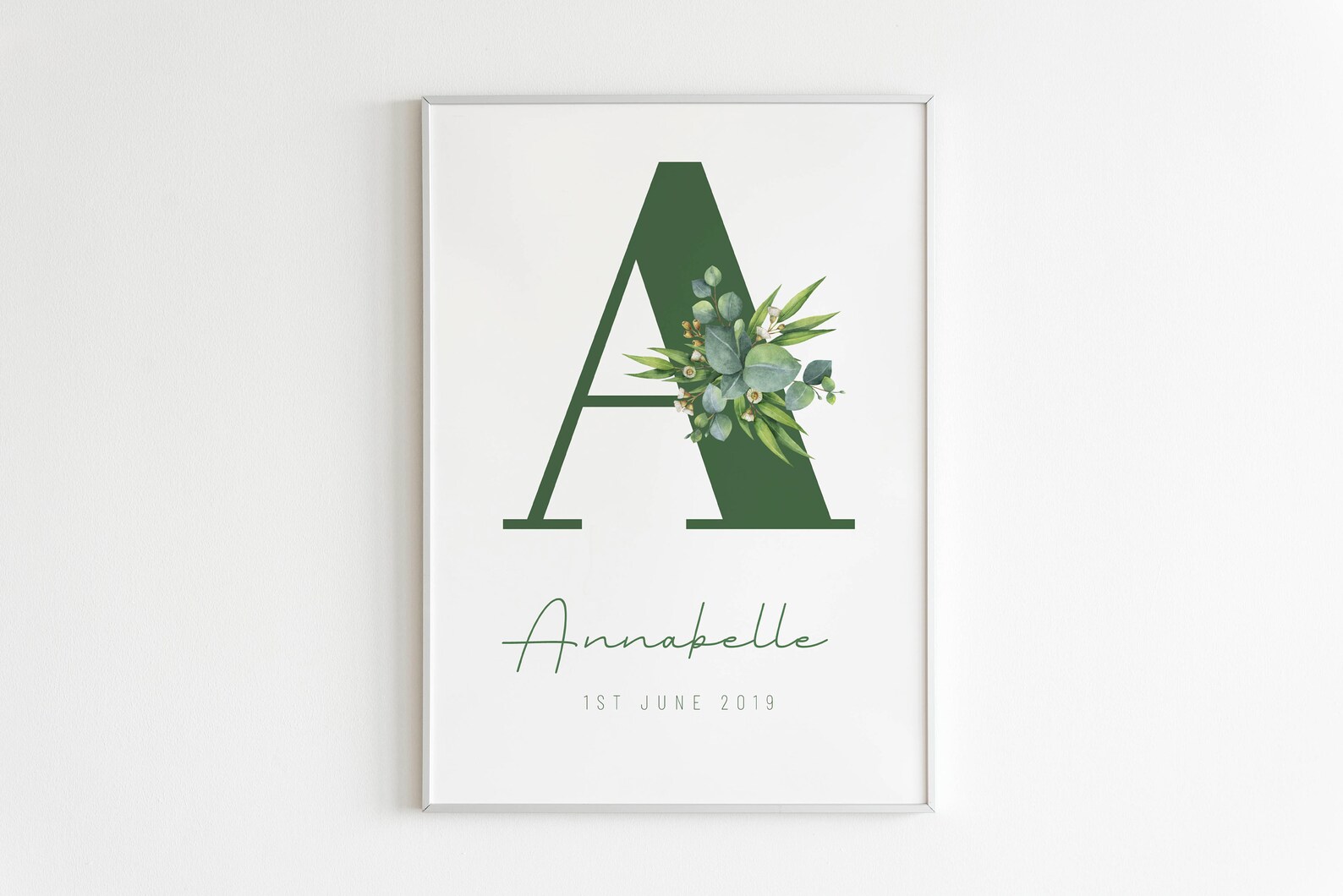 Personalised Initial Name Digital Print. Instant Download - Etsy