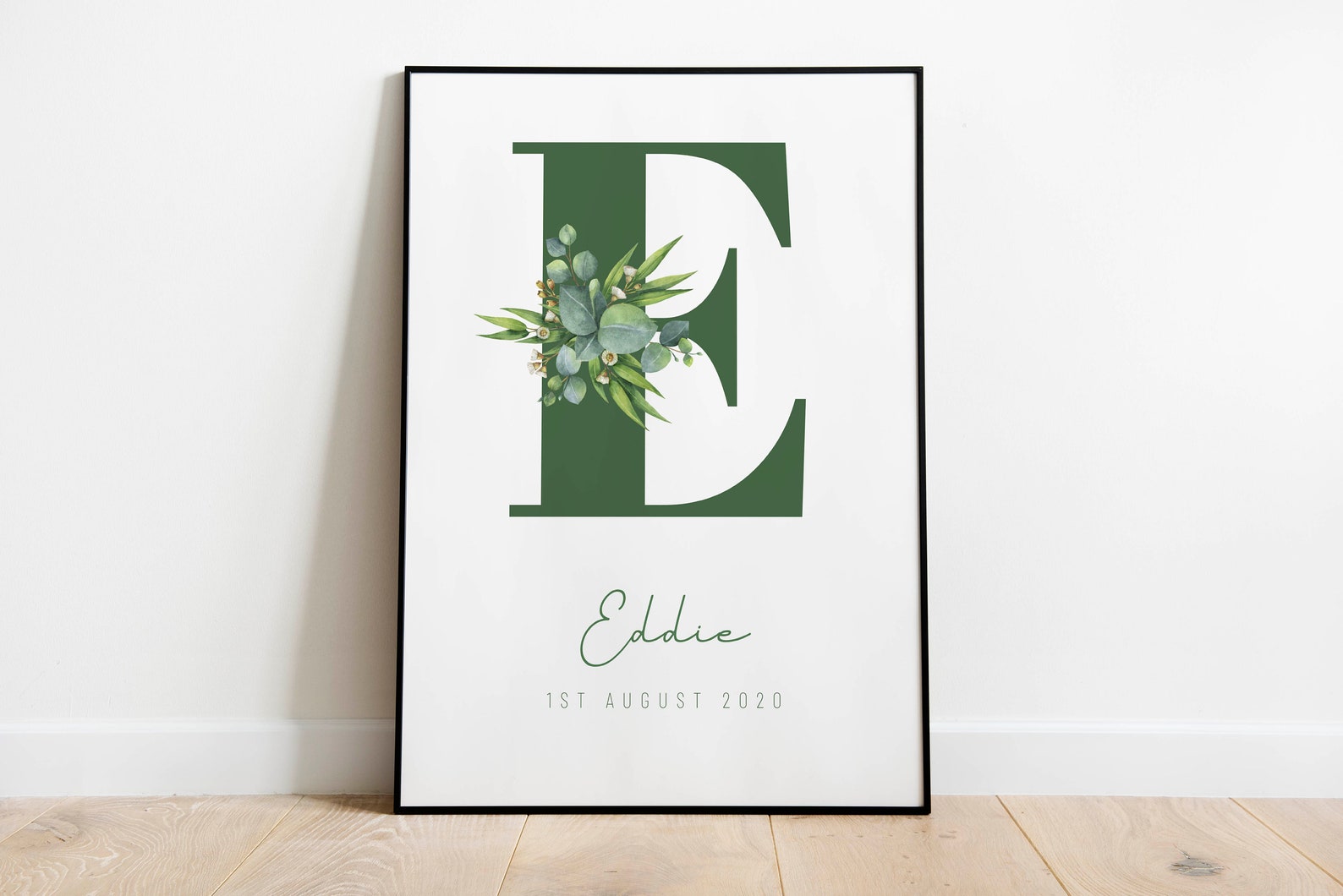 Personalised Initial Name Digital Print. Instant Download - Etsy