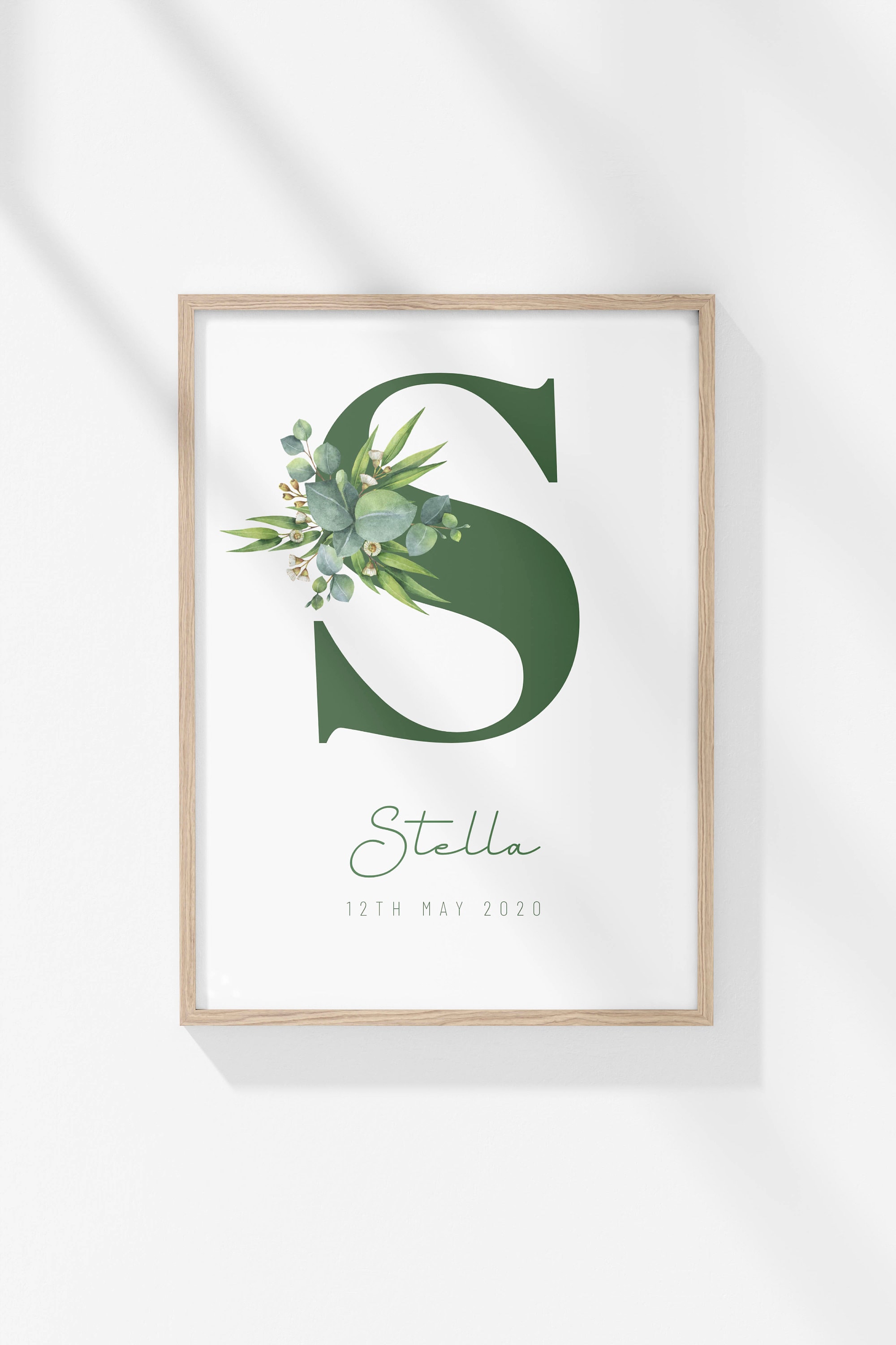 Personalised Initial Name Digital Print. Instant Download - Etsy