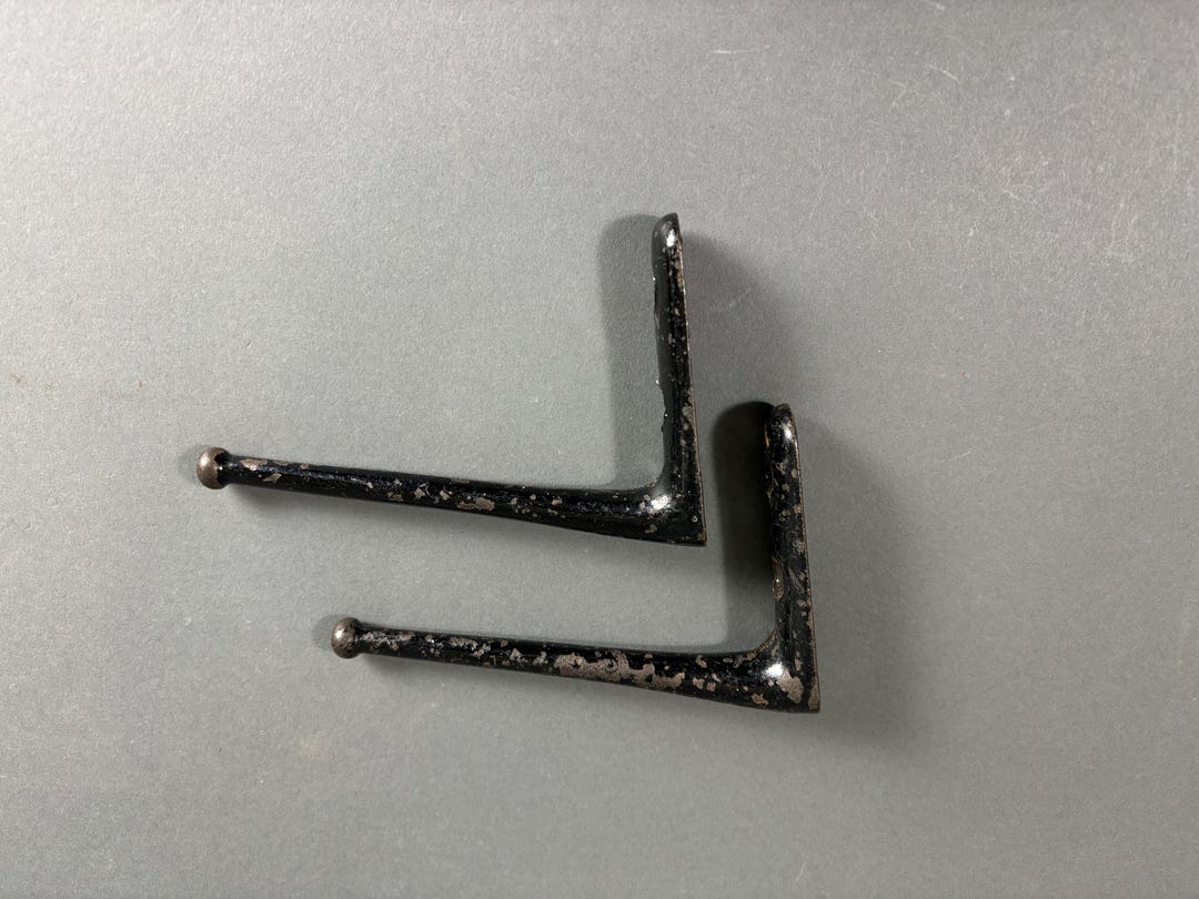 Antique Cast Iron L Shaped Hooks for Barn and Tack - Etsy