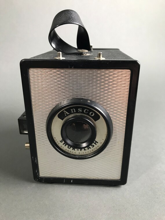 Vintage 1950s Ansco Shur Flash Box Camera - Etsy