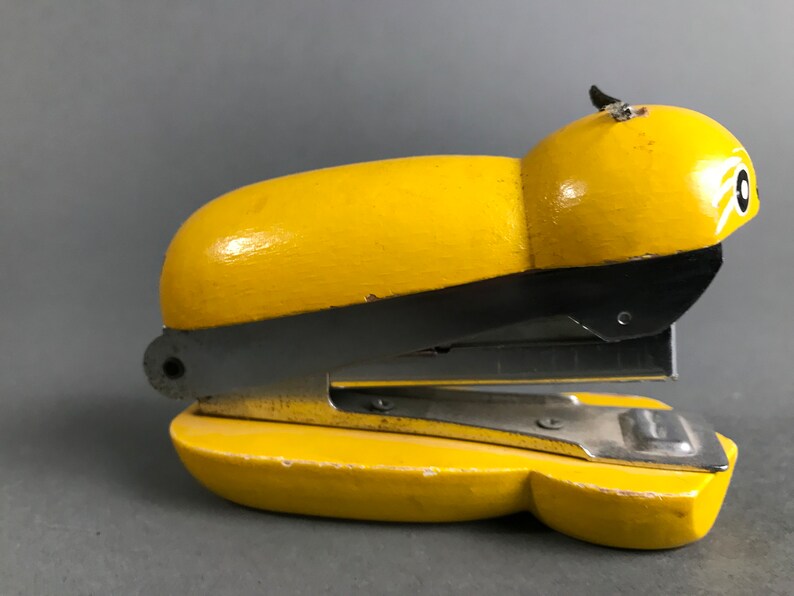 Vintage Wooden Cat Stapler 1960s Made in Japan - Etsy