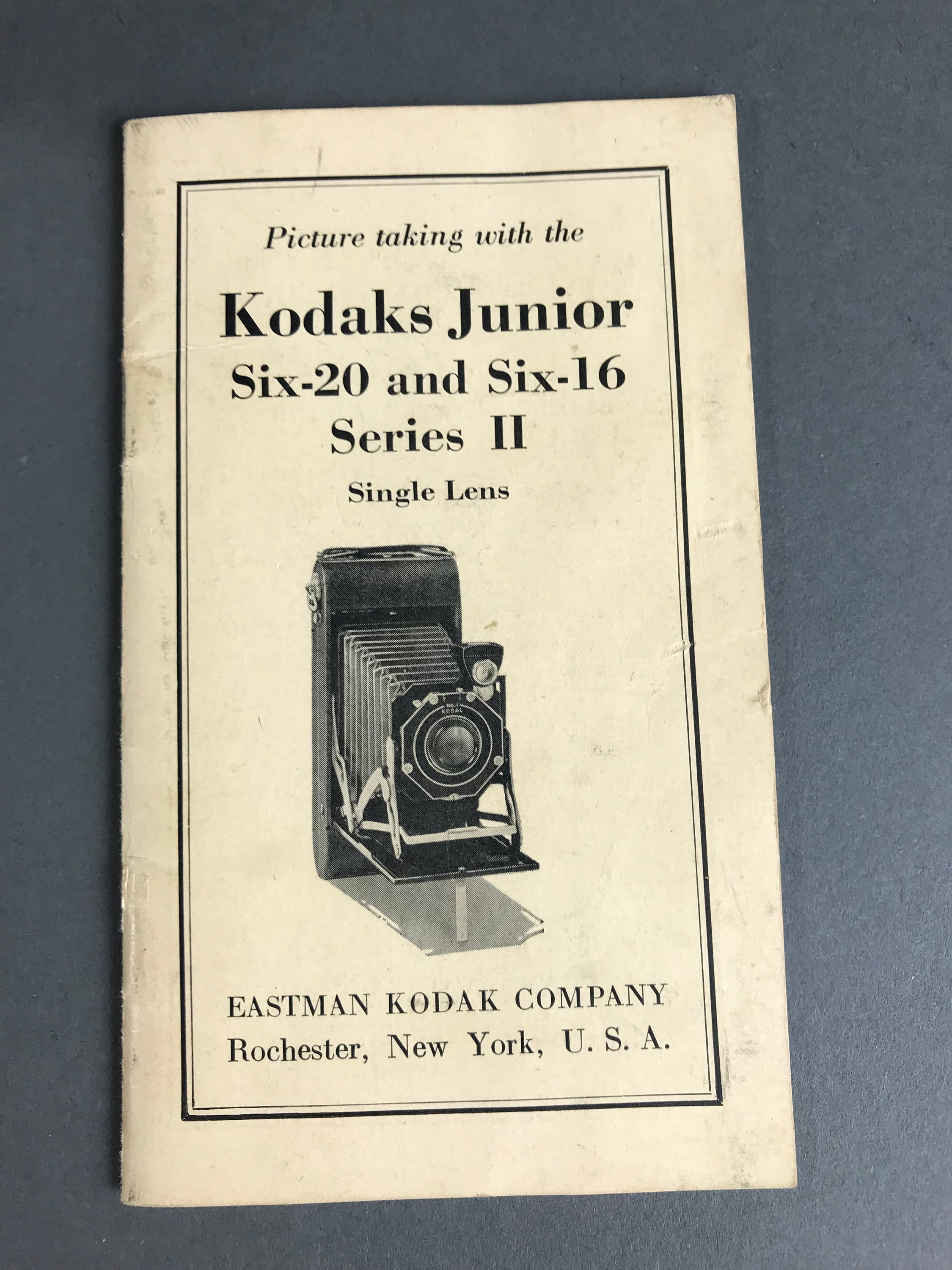 Vintage Kodak Junior Six-20 Series II Folding Camera W/ - Etsy