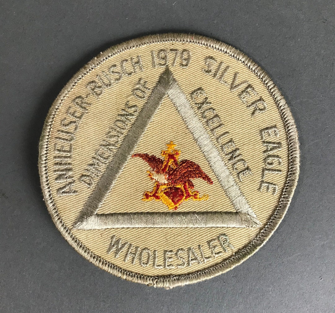 Budweiser Anheuser Busch 1979 Silver Eagle Wholesaler 4 Inch Patch - Etsy