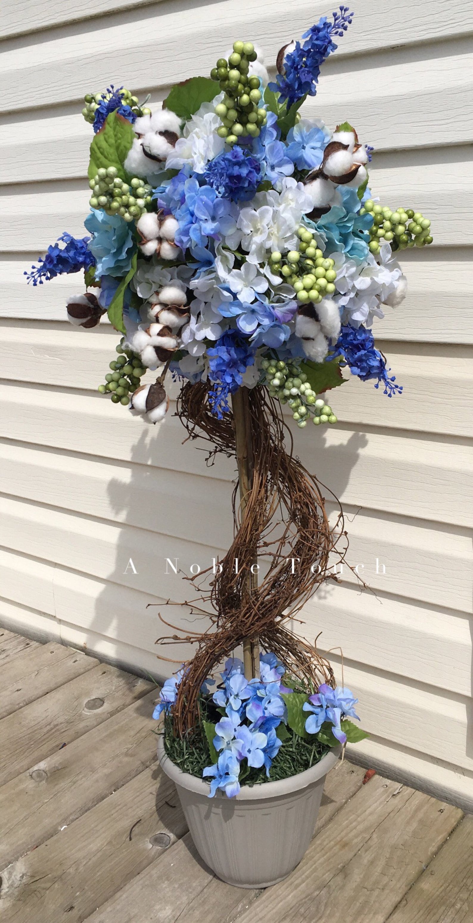 Lighted Topiary Tutorial DIY Tutorial How to Make a Topiary - Etsy