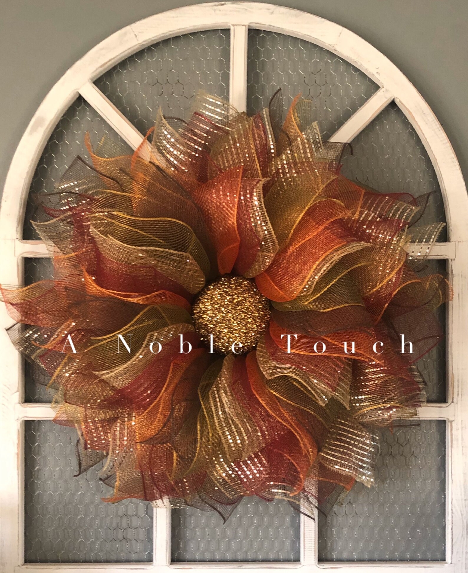 Pattern for Fall Leaves Flower Wreath DIY How To Step by - Etsy