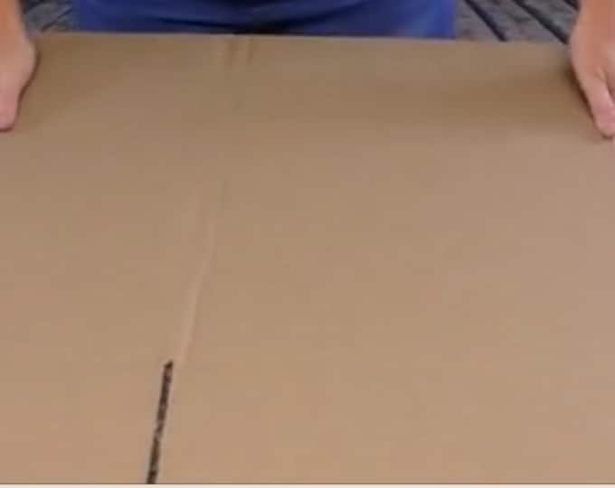 How to Make a Box Tutorial Box for Shipping Boxes DIY How - Etsy