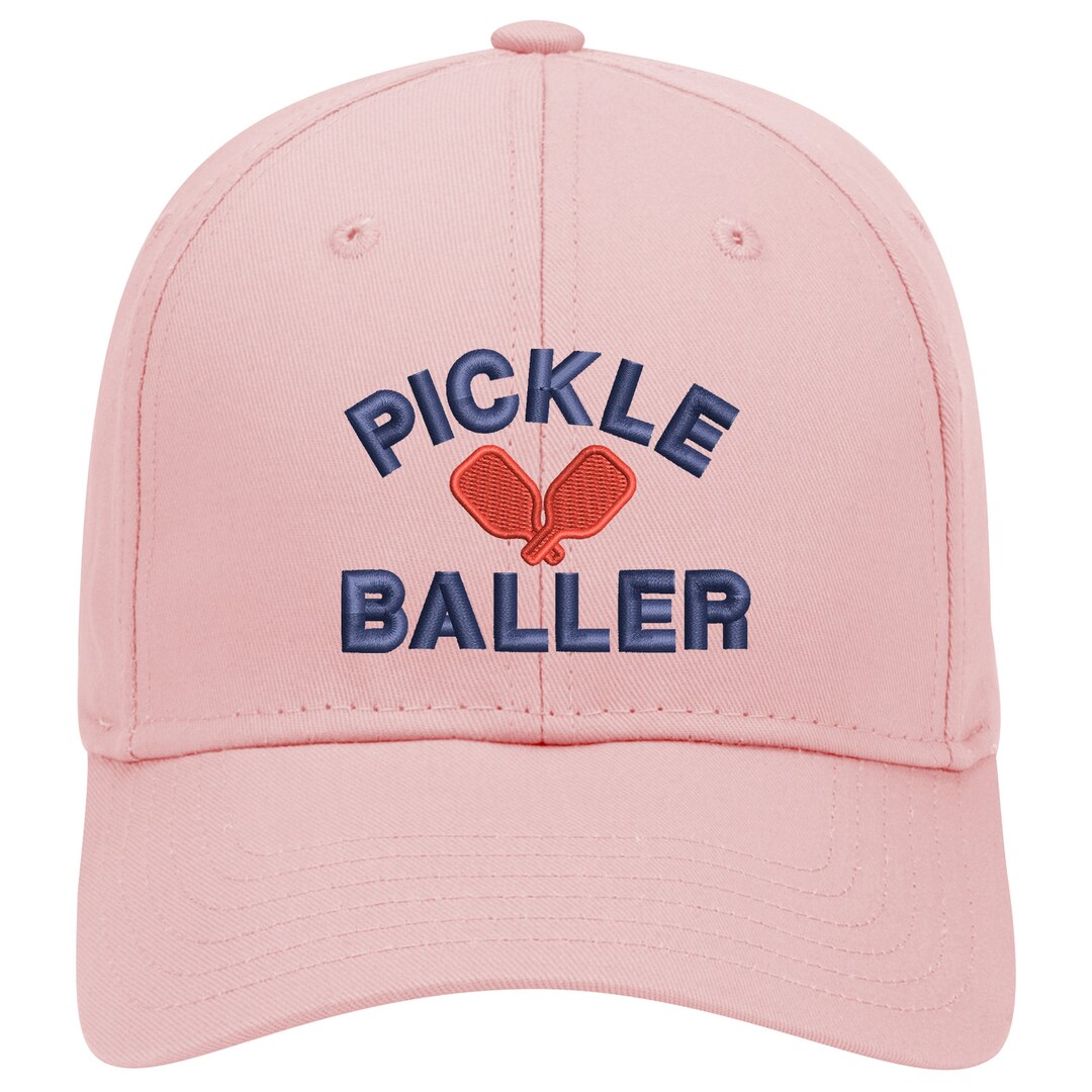 Pickle Baller Pickleball Hat, 6 Panel Low Profile Pickleball Cap ...