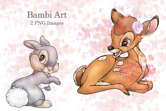 Concept Art Cute Deer with Rabbit Friend, 2 Transparent Png Images, 300 ...