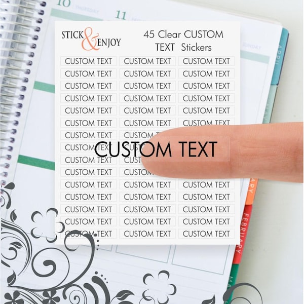 Custom Planner - Etsy