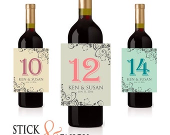 Self Adhesive Table Numbers - Etsy