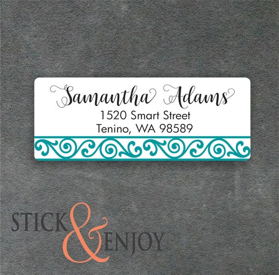 Return Address Labels Personalized Address Labels Custom | Etsy