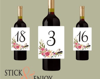 Self Adhesive Table Numbers | Etsy
