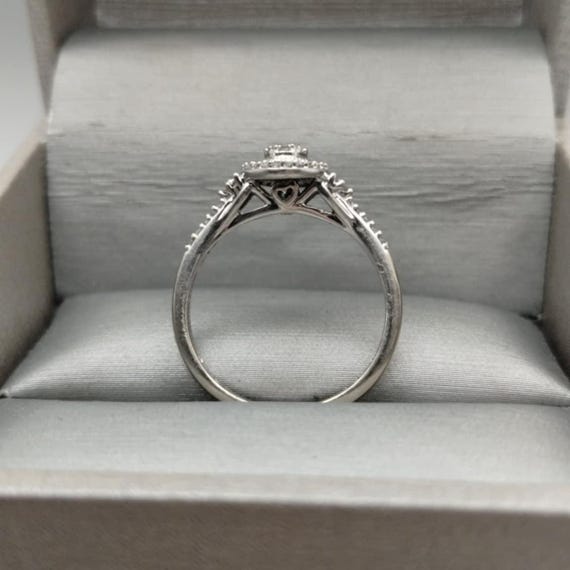 Natural Oval Composite Diamond Bridal Set 10K White G… - Gem