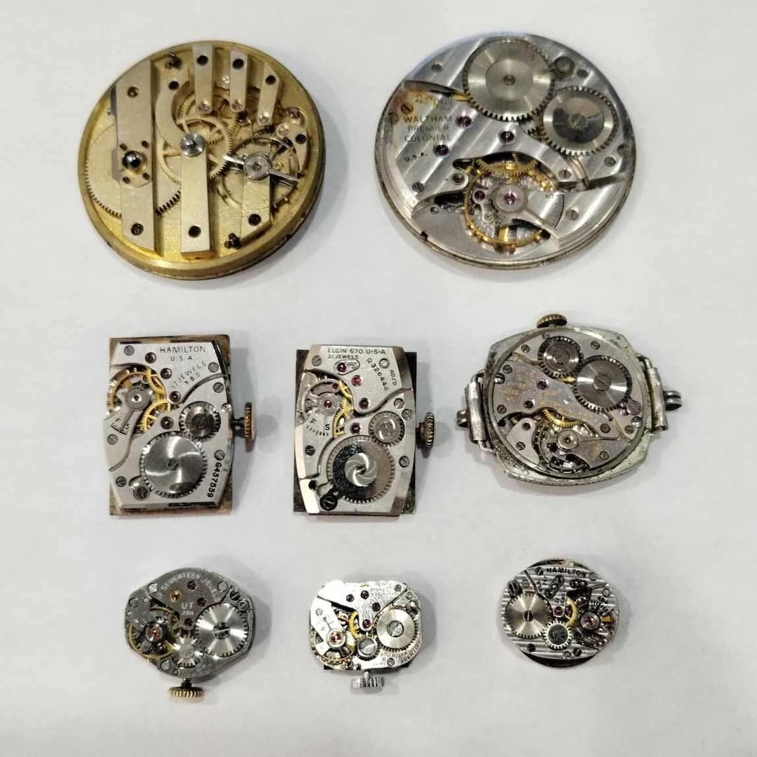 Mechanical Watch Movement Pieces Bundle of 8 Steampunk - Etsy
