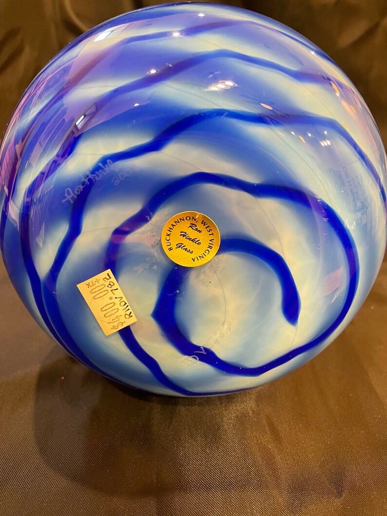 Electric Love Handblown Glass Vase by Artisan Ron Hinkle - Etsy