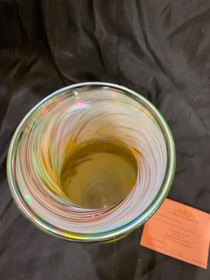Trails to Bountiful Handblown Glass Vase by Artisan Ron Hinkle - Etsy