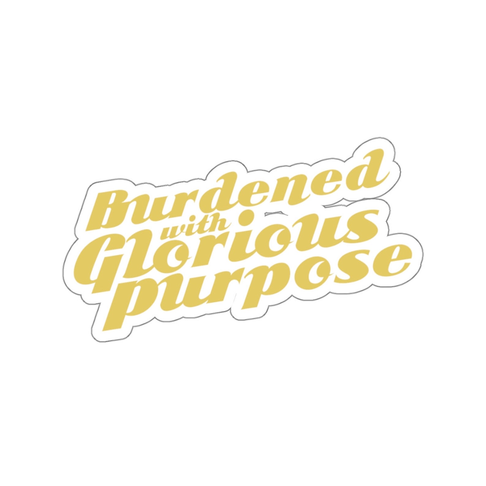 Burdened With Glorious Purpose Sticker Marvel Stickers - Etsy