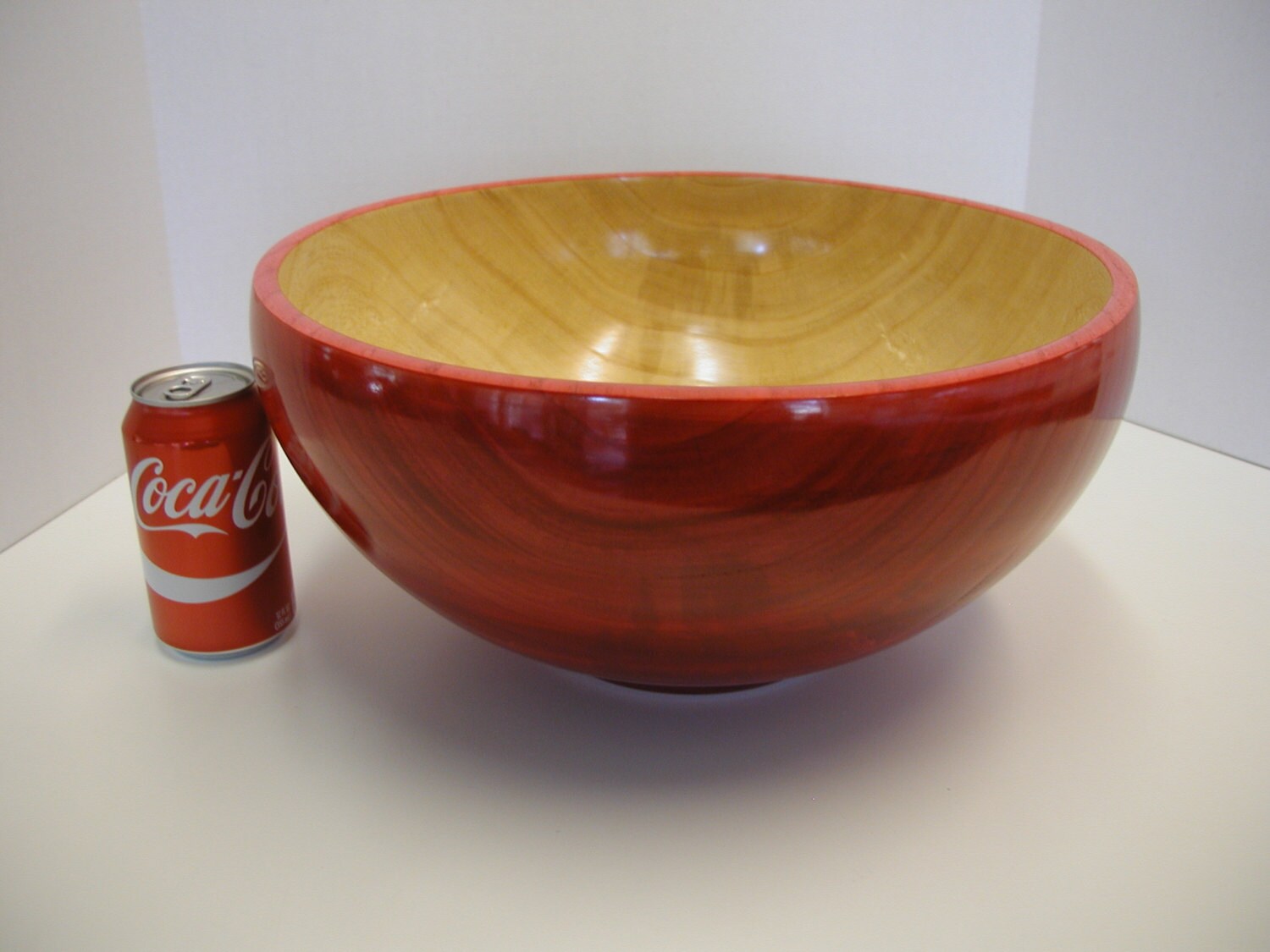 Bowl - Large15 Inch Diameter Hand Turned Ash Fruit Bowl - Etsy