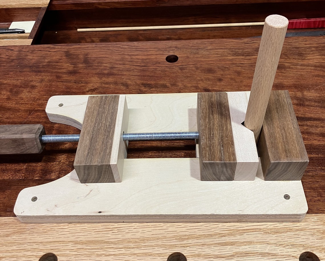 Woodworking Vise Plans | INSTANT DOWNLOAD | Vise for Drilling | DIY ...