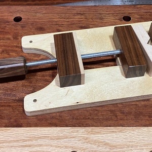 Woodworking Vise Plans | INSTANT DOWNLOAD | Vise for Drilling | DIY ...